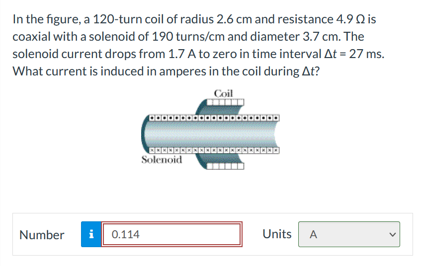 Solved In the figure, a 120-turn coil of radius 2.6 cm and | Chegg.com