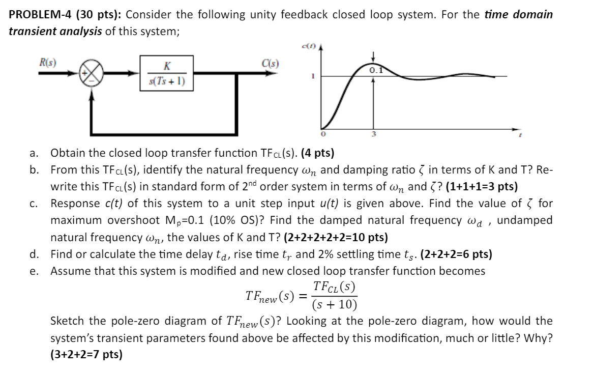 Solved PROBLEM-4 ( 30 pts): Consider the following unity | Chegg.com