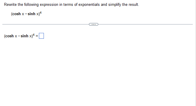 Solved Rewrite the following expression in terms of | Chegg.com