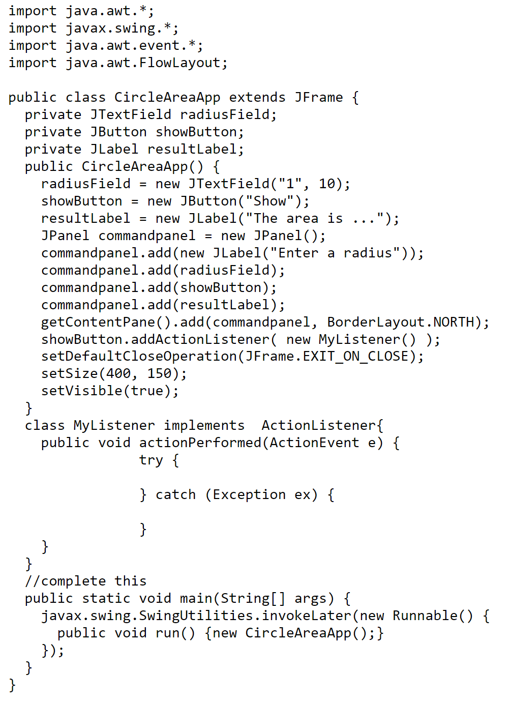 Solved Consider the program below: public class GreetingApp | Chegg.com