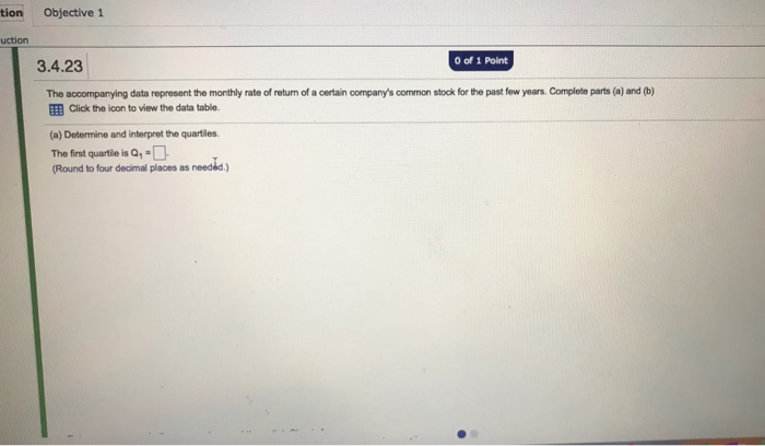 Solved Objective 1: Compute and Interpret the Coefficient of | Chegg.com