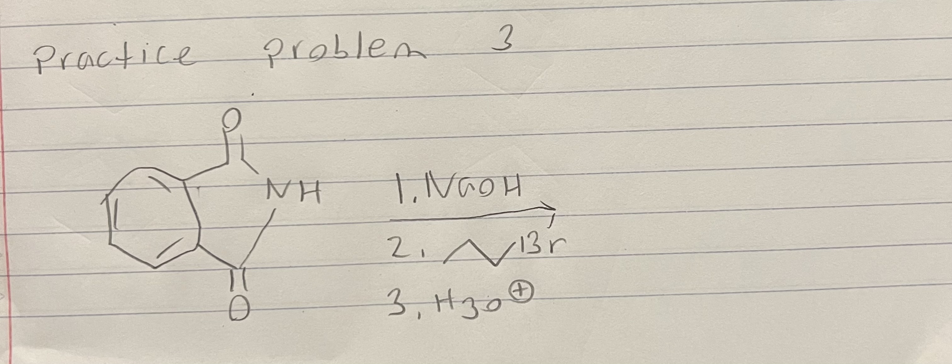 Solved practice problem 3 2.13r1.VrOH 3.H30⊕ | Chegg.com