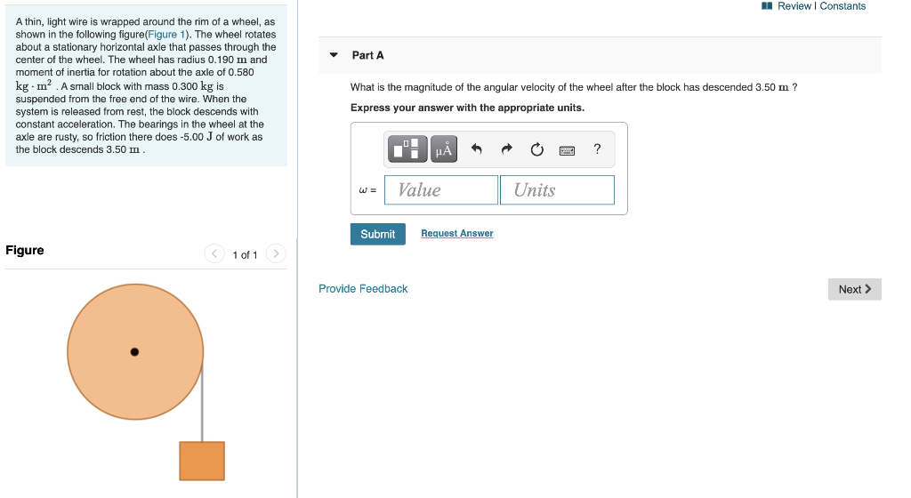 Solved Review Constants Part A A thin, light wire is wrapped | Chegg.com