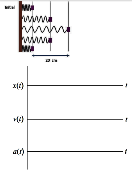 Solved Below is a picture of a mass oscillating on a string. | Chegg.com