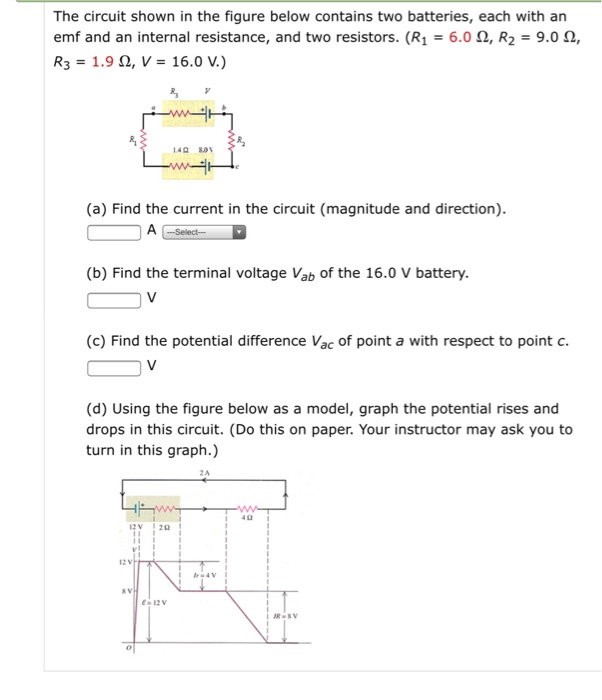 Solved The circuit shown in the figure below contains two | Chegg.com