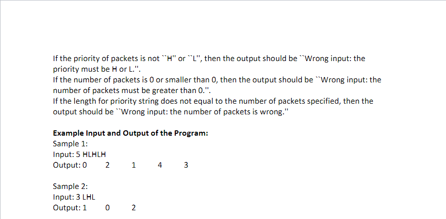 Solved Programming Assignment 4 - Router's Packet Scheduling | Chegg.com