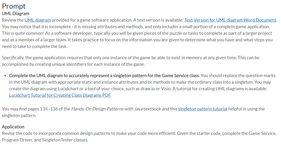 Solved UML Diagram Review the UML diagram provided for a | Chegg.com