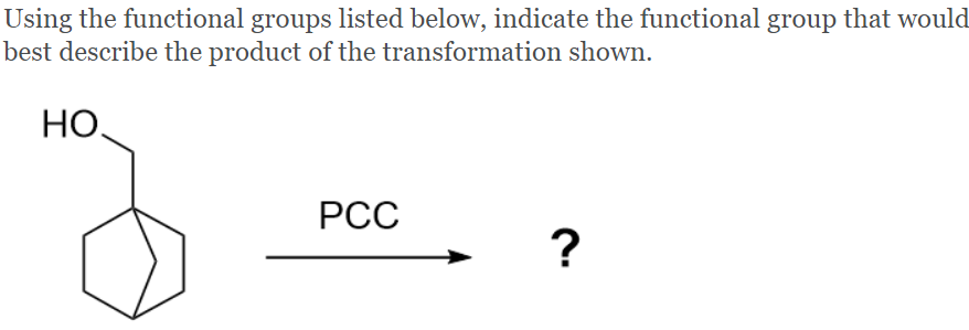 Solved Using the functional groups listed below, indicate | Chegg.com