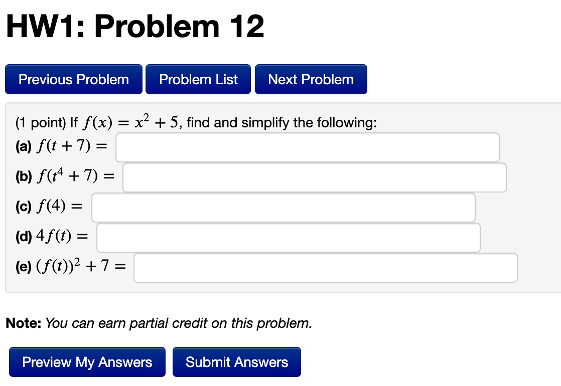 Solved HW1: Problem 12 Previous Problem Problem List Next | Chegg.com