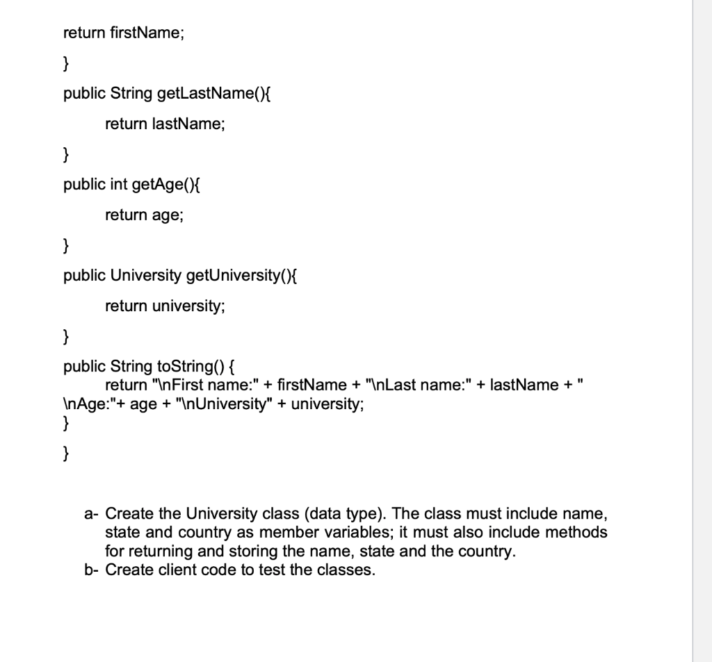 Solved 1- Create a class named Employee. The class must | Chegg.com