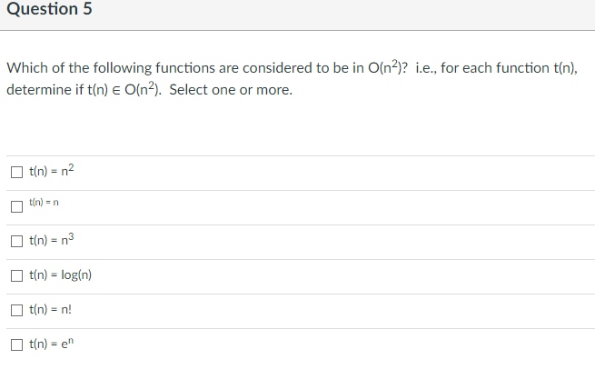 Solved What is a input size of the following algorithm? | Chegg.com