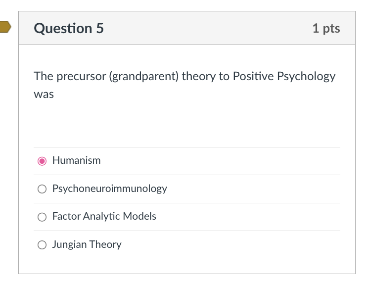 Solved Question 7 1 pts Optimism is a learned | Chegg.com