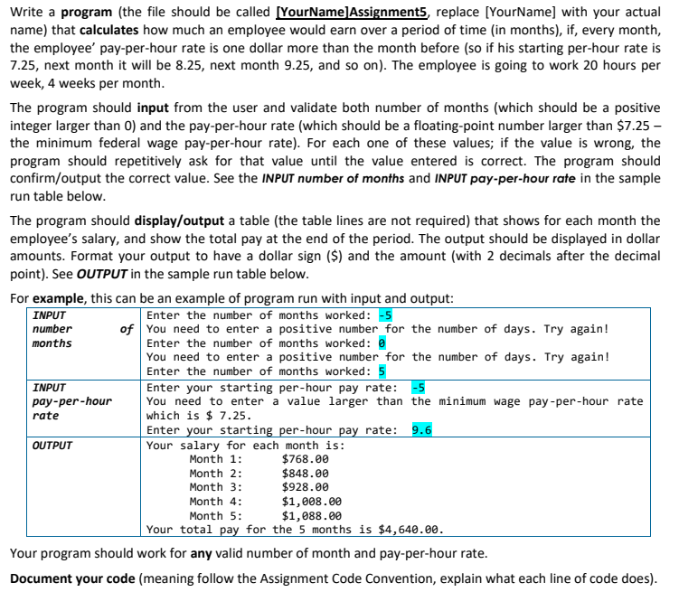 Write a program (the file should be called | Chegg.com