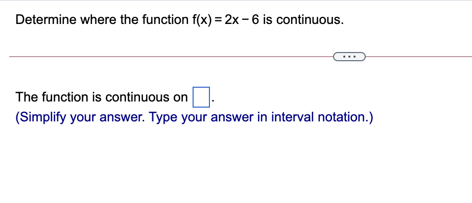 Solved Determine where the function f(x) = 2x - 6 is | Chegg.com