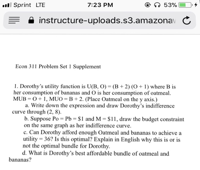 Solved Sprint LTE 7:23 PM instructure-uploads.s3.amazona C | Chegg.com