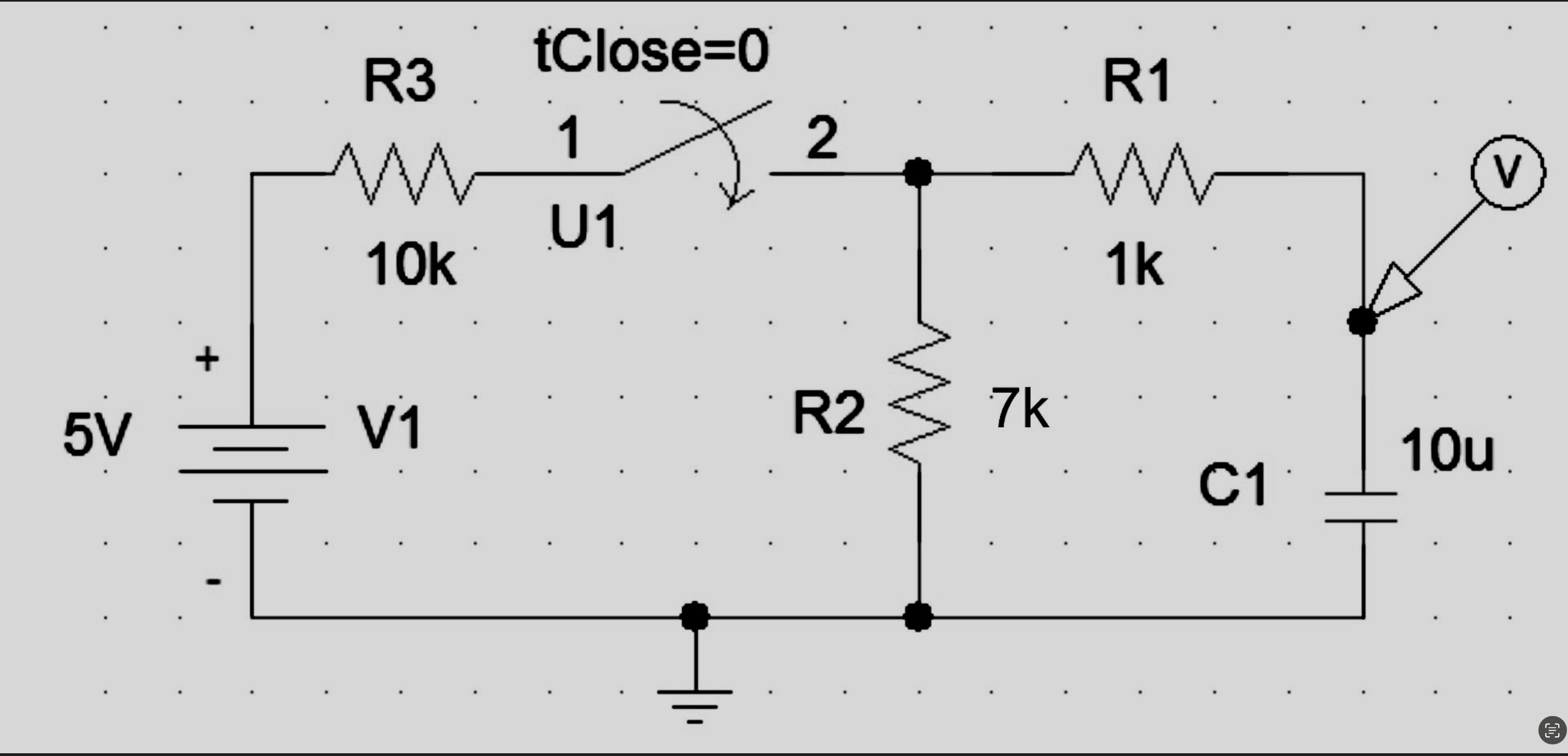 Solved Using PSpice plot vC(t), the voltage across the | Chegg.com