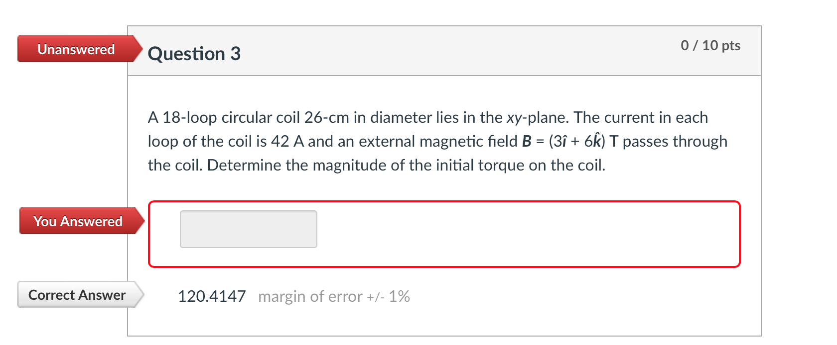 Solved A 18-loop circular coil 26-cm in diameter lies in the | Chegg.com