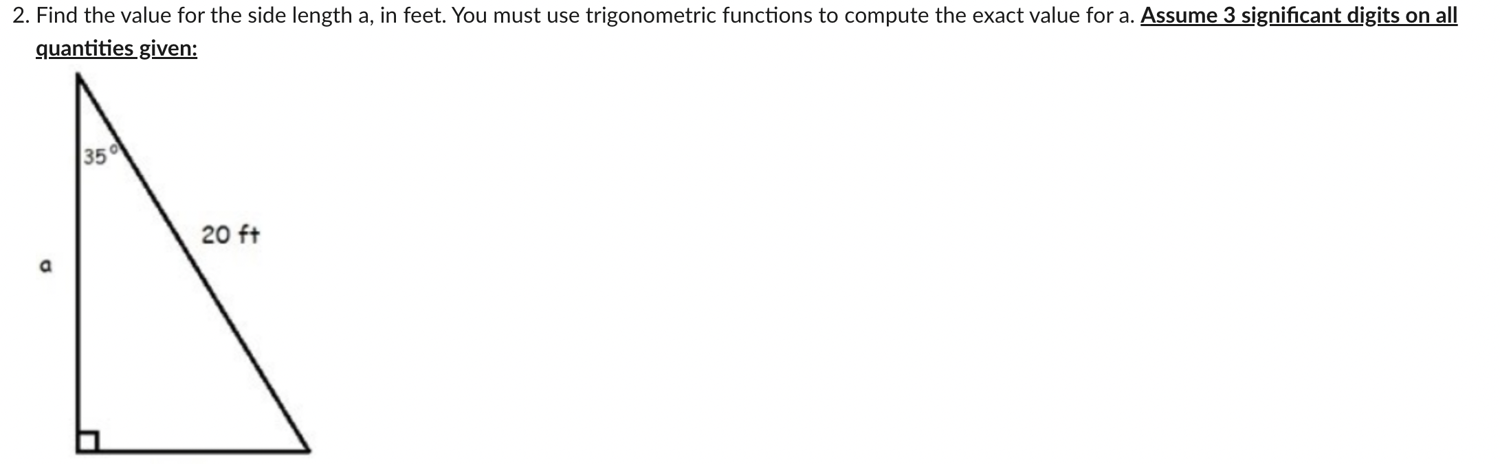 Solved 1. Using only trigonometric functions, find the | Chegg.com