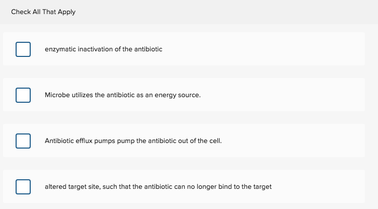 Solved Please select the five major mechanisms of | Chegg.com