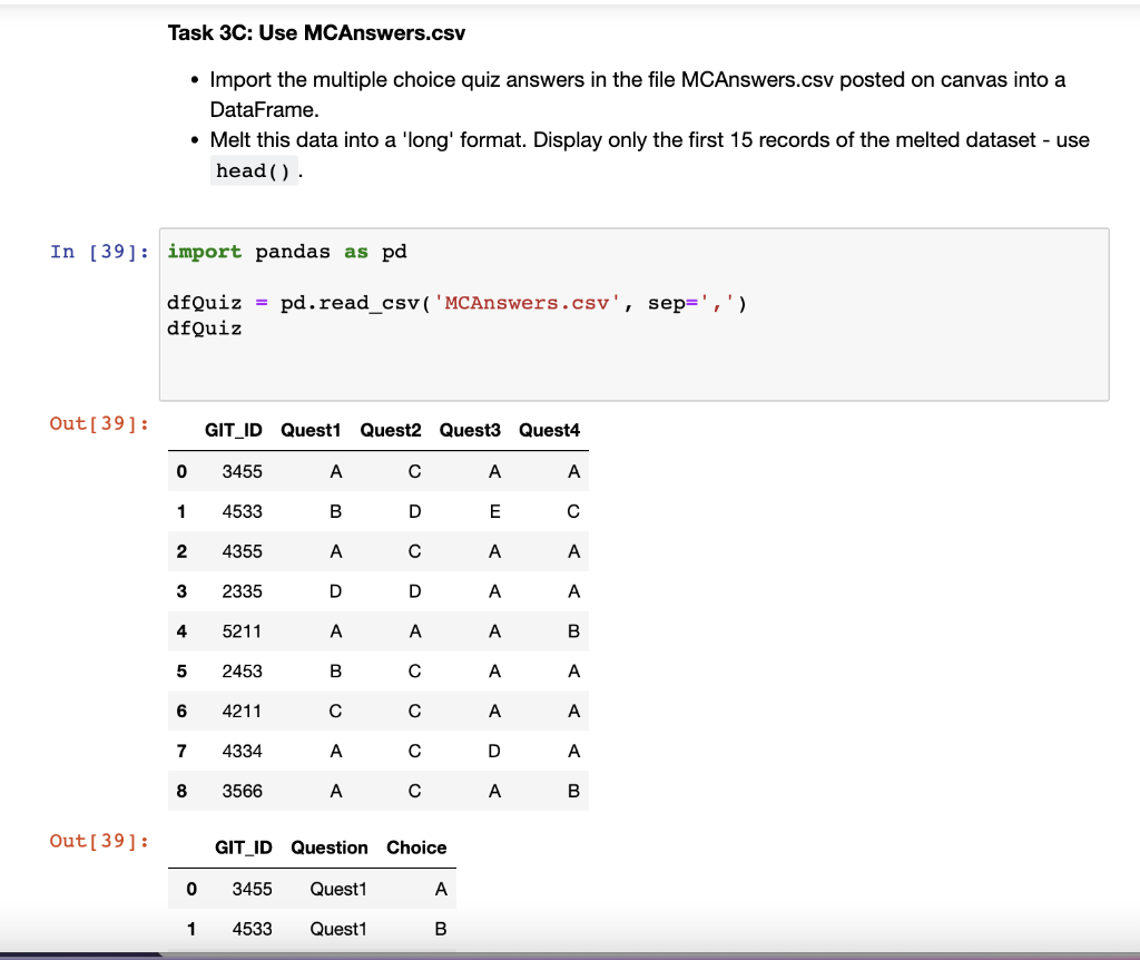 Task 3A: Use Time Series.csv • Load the Time | Chegg.com