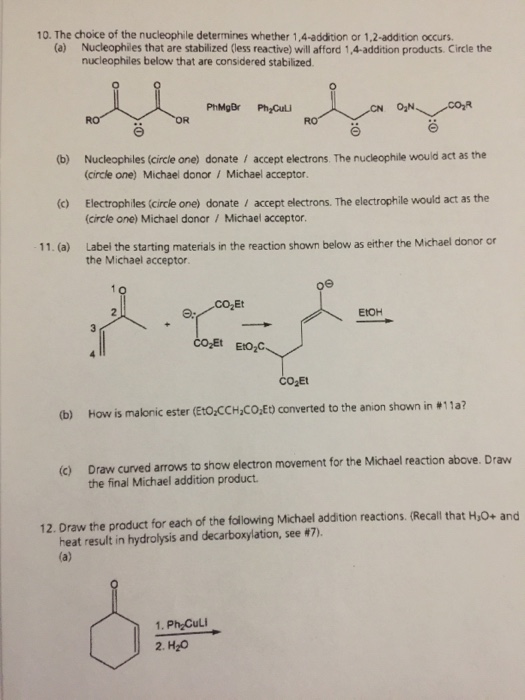 Solved Model 3: Conjugate Addition (1, 4-Addition)-the | Chegg.com