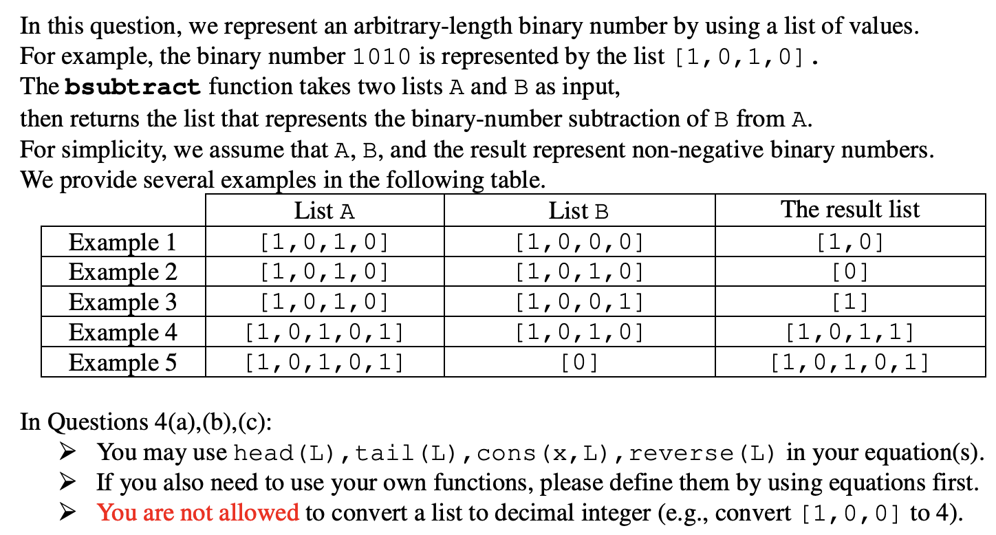 Solved In this question, we represent an arbitrary-length | Chegg.com