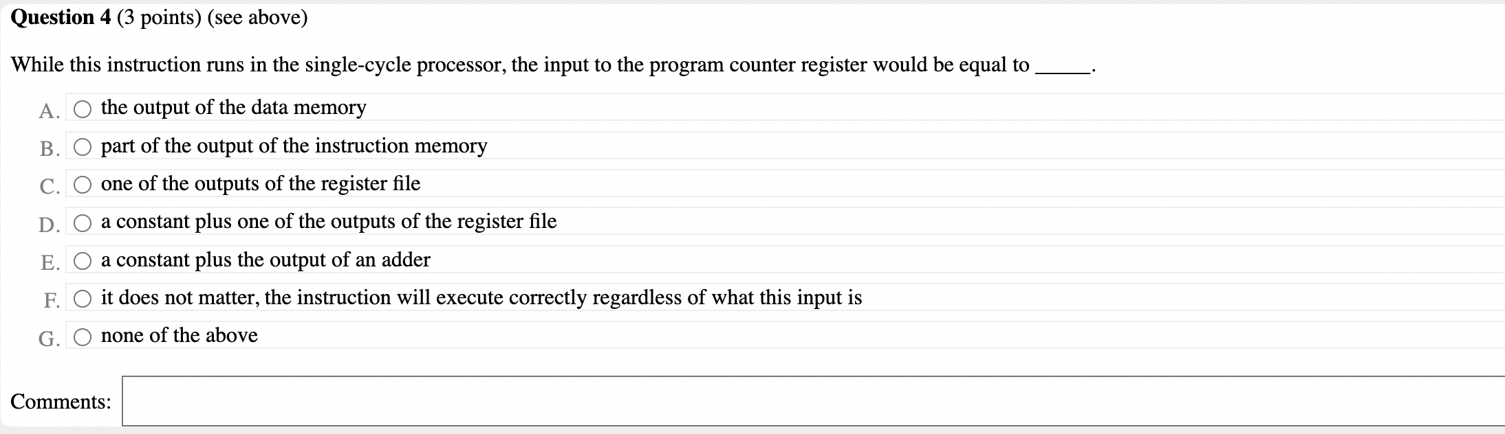 Solved While this instruction runs in the single-cycle | Chegg.com