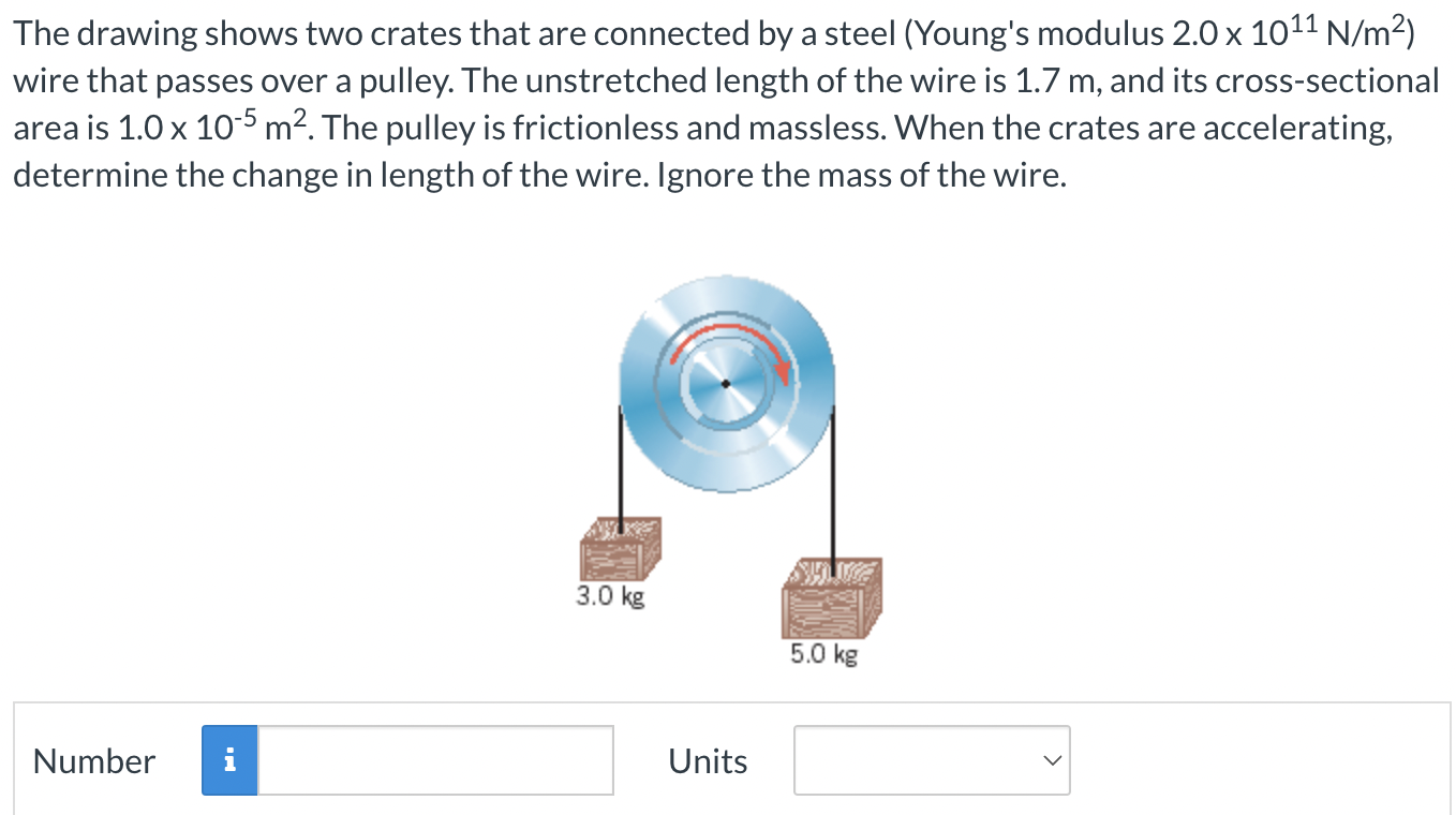 Solved The drawing shows two crates that are connected by a | Chegg.com