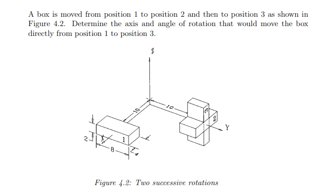 Solved A box is moved from position 1 to position 2 and then | Chegg.com
