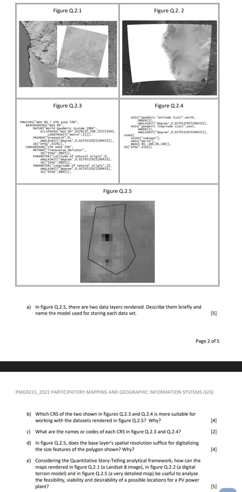 Solved a) In figure Q.2.5, there are two data layers | Chegg.com