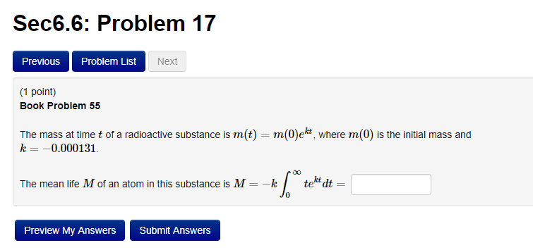 Solved Sec6.6: Problem 17 Previous Problem List Next (1 | Chegg.com