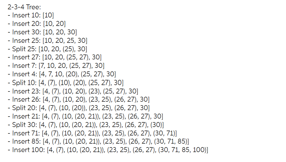 Solved With having the steps please create a red-black tree | Chegg.com