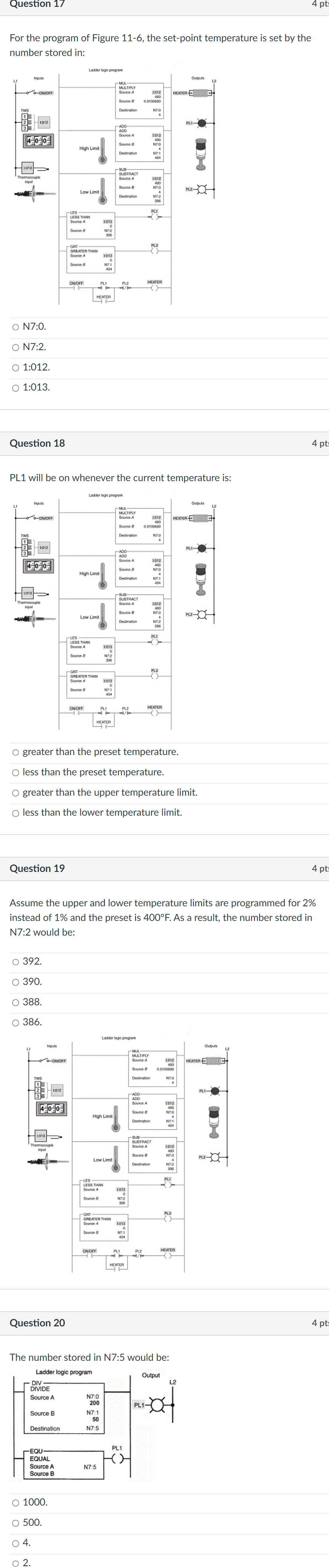 Solved Rung No. 2 will be true: at all times. when the | Chegg.com