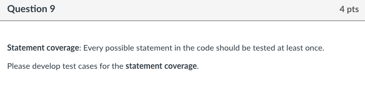 Solved Please Develop Test Cases (i.e., A Pair Of Values Of 