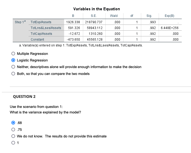 Solved Use the following scenario for questions 1 through | Chegg.com