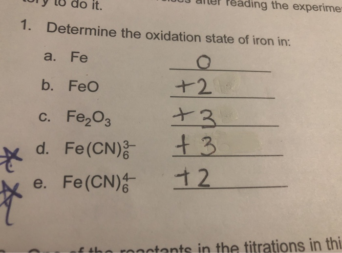 Solved oy to aiter do it. reading 3 the experime 1. | Chegg.com