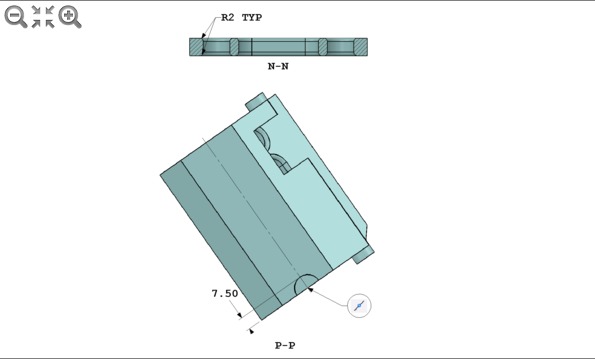 Solved B32201: Basic Part - Step 1 - (Fixture Block) Build | Chegg.com