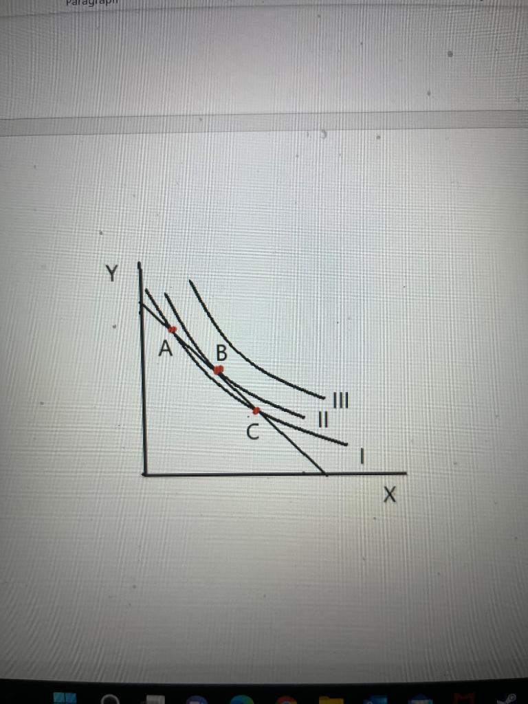 Solved 5. If you have the following set of indifference | Chegg.com