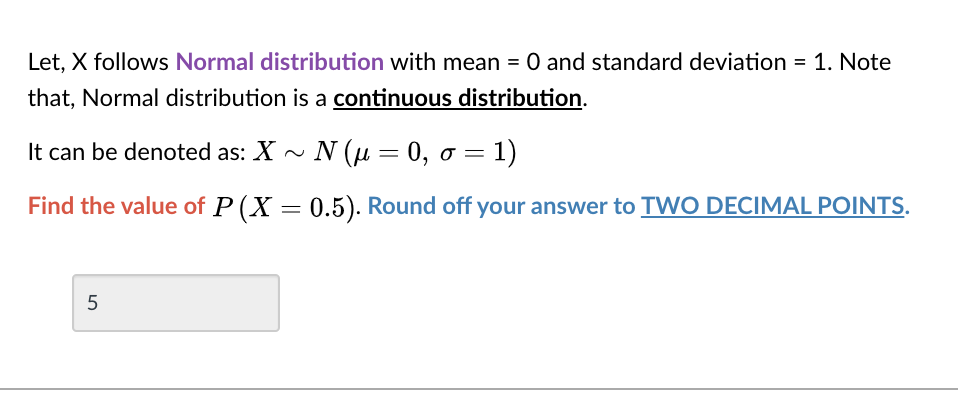 Solved Let X Follows Normal Distribution With Mean 0 And