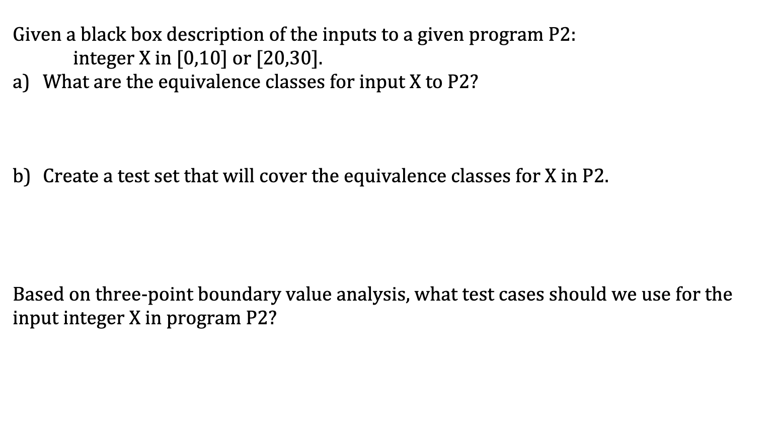 Solved Given a black box description of the inputs to a | Chegg.com