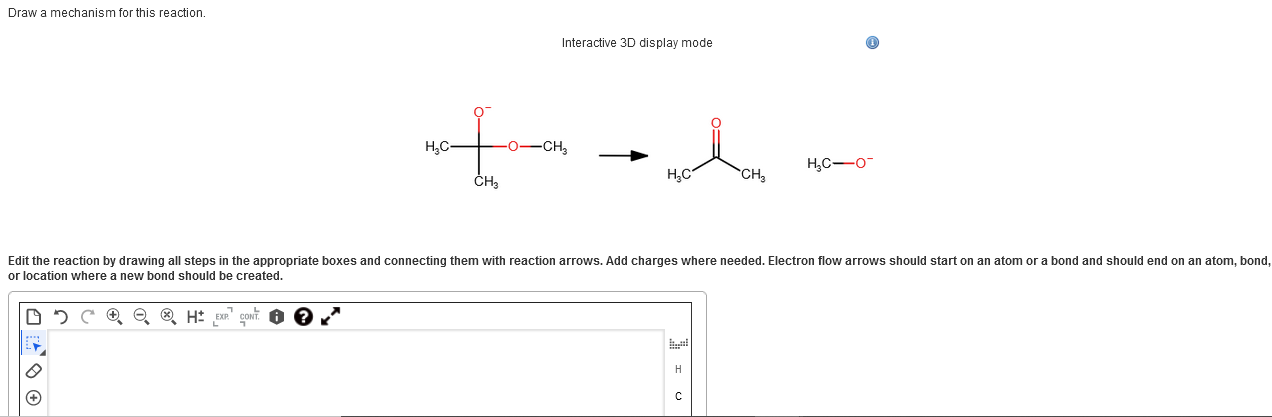 Solved Draw a mechanism for this reaction. Interactive 3D | Chegg.com