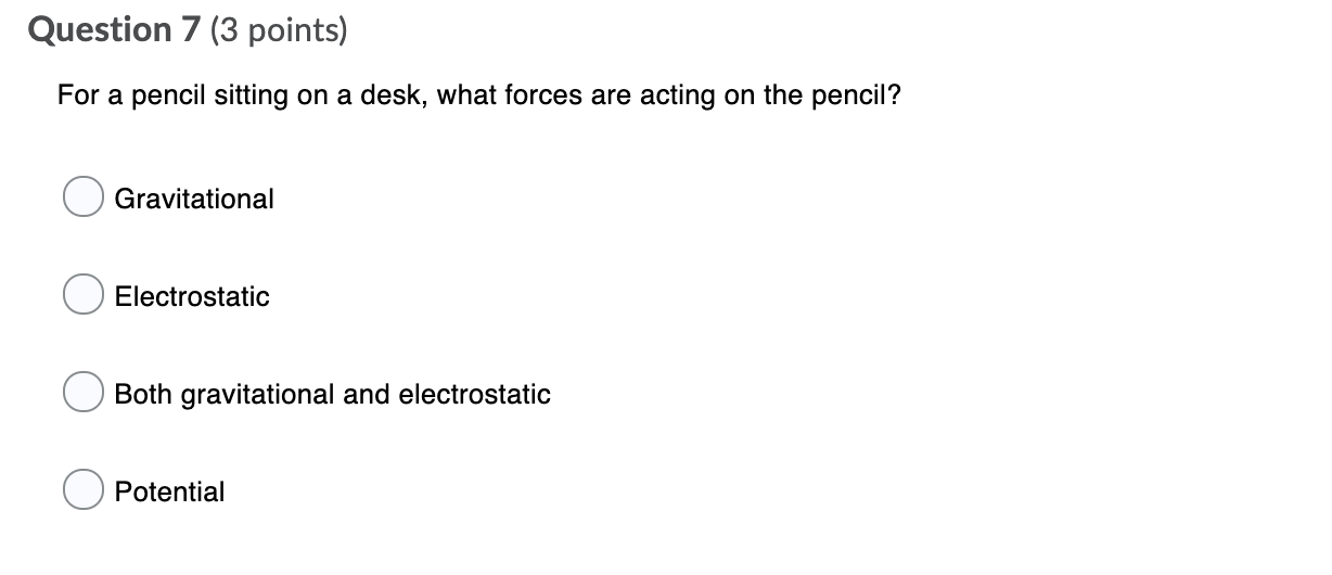 Solved Question 6 3 Points Which Of The Following Is A 