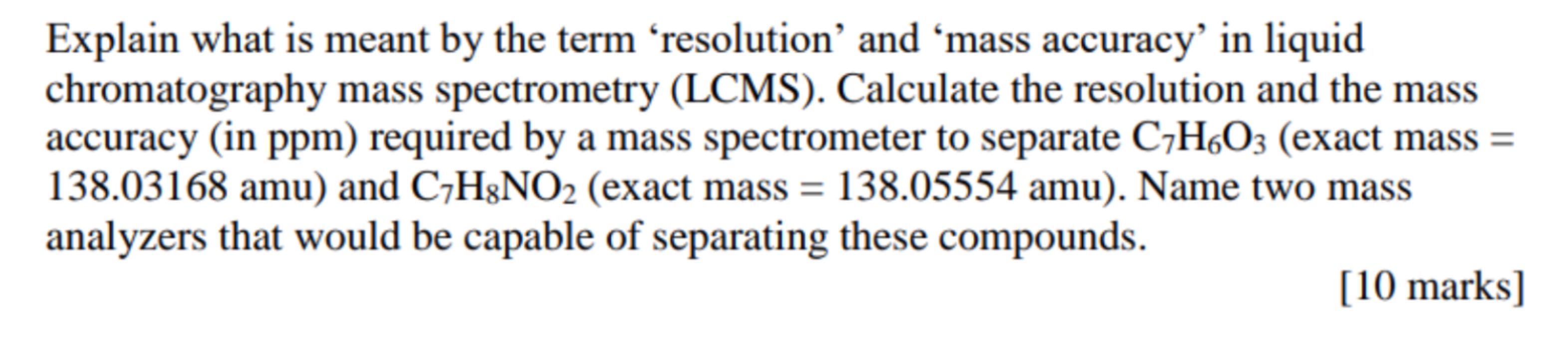 Solved Explain what is meant by the term 'resolution' and | Chegg.com