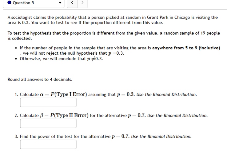 Solved A sociologist claims the probability that a person | Chegg.com