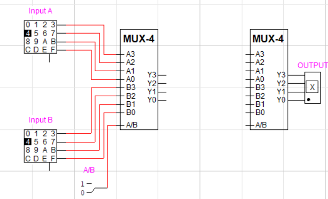 Solved PROMPT: Using LogicWorks, build a (3-to-1) | Chegg.com