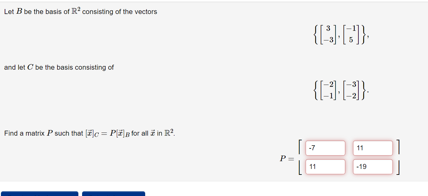 Solved Let B be the basis of R2 consisting of the vectors | Chegg.com
