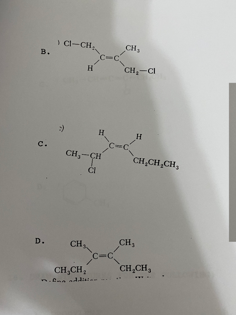 Solved NAME THE FOLLOWING.CIS, TRANS ISOMERS. - CH3 A. | Chegg.com