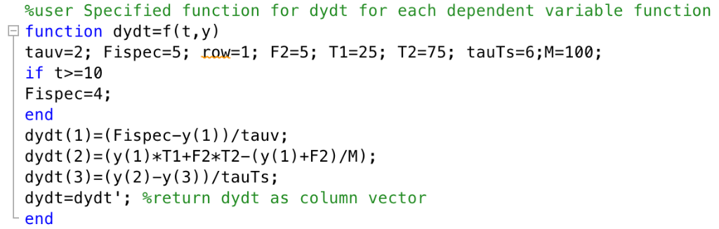 Use MATLAB to calculate the Temperature – time | Chegg.com