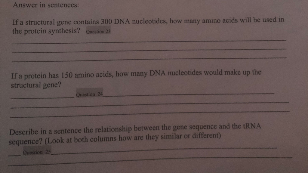 Solved Answer in sentences: If a structural gene contains | Chegg.com