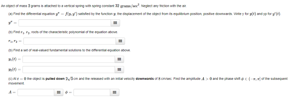 Solved Consider the differential equation (a) Find r1. r2. | Chegg.com